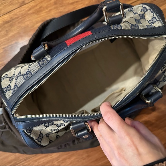 Gucci | Bags | Authentic Gucci Logo Speedy Bag | Poshmark